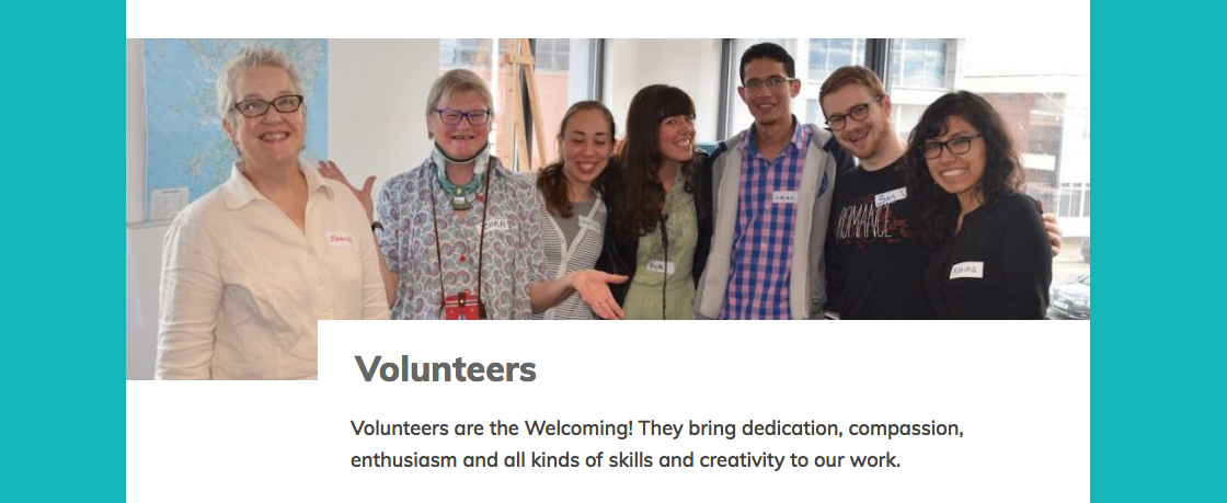 Volunteer - The Welcoming