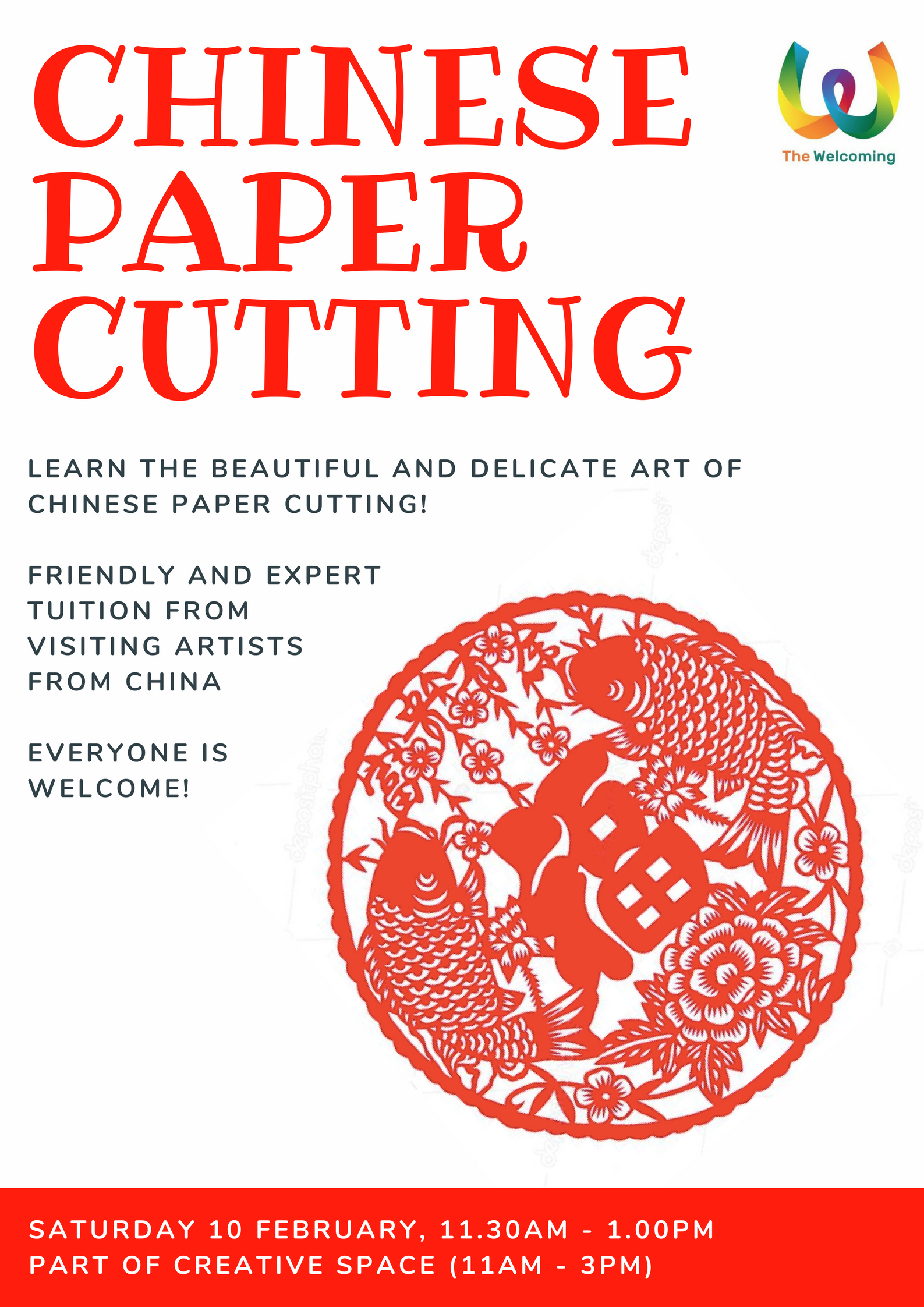 Chinese Paper Cutting The Welcoming
